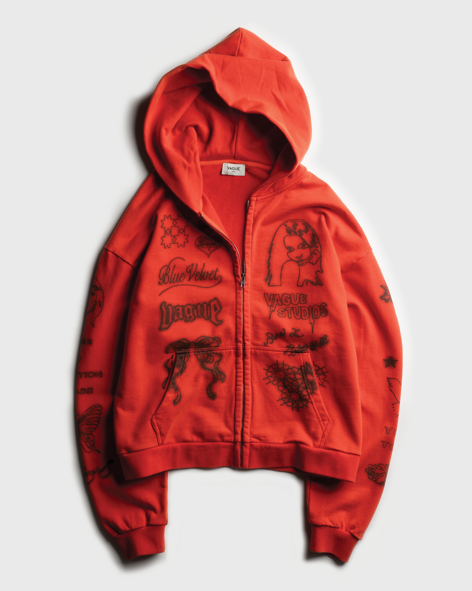 SKIN DEEP ZIP UP [RED] – VAGUE Studios